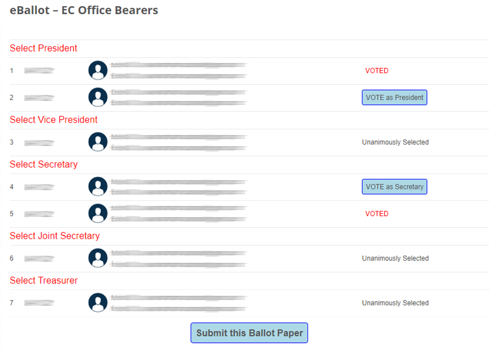 How to vote in EC Office Bearer’s Election ? – Association of Medical ...